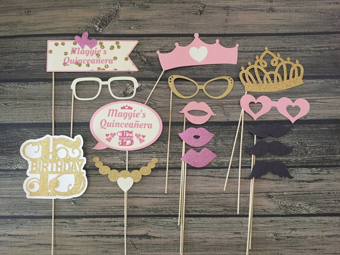 15pc Princess Birthday Props -princess Party -age Props -birthday Props ...