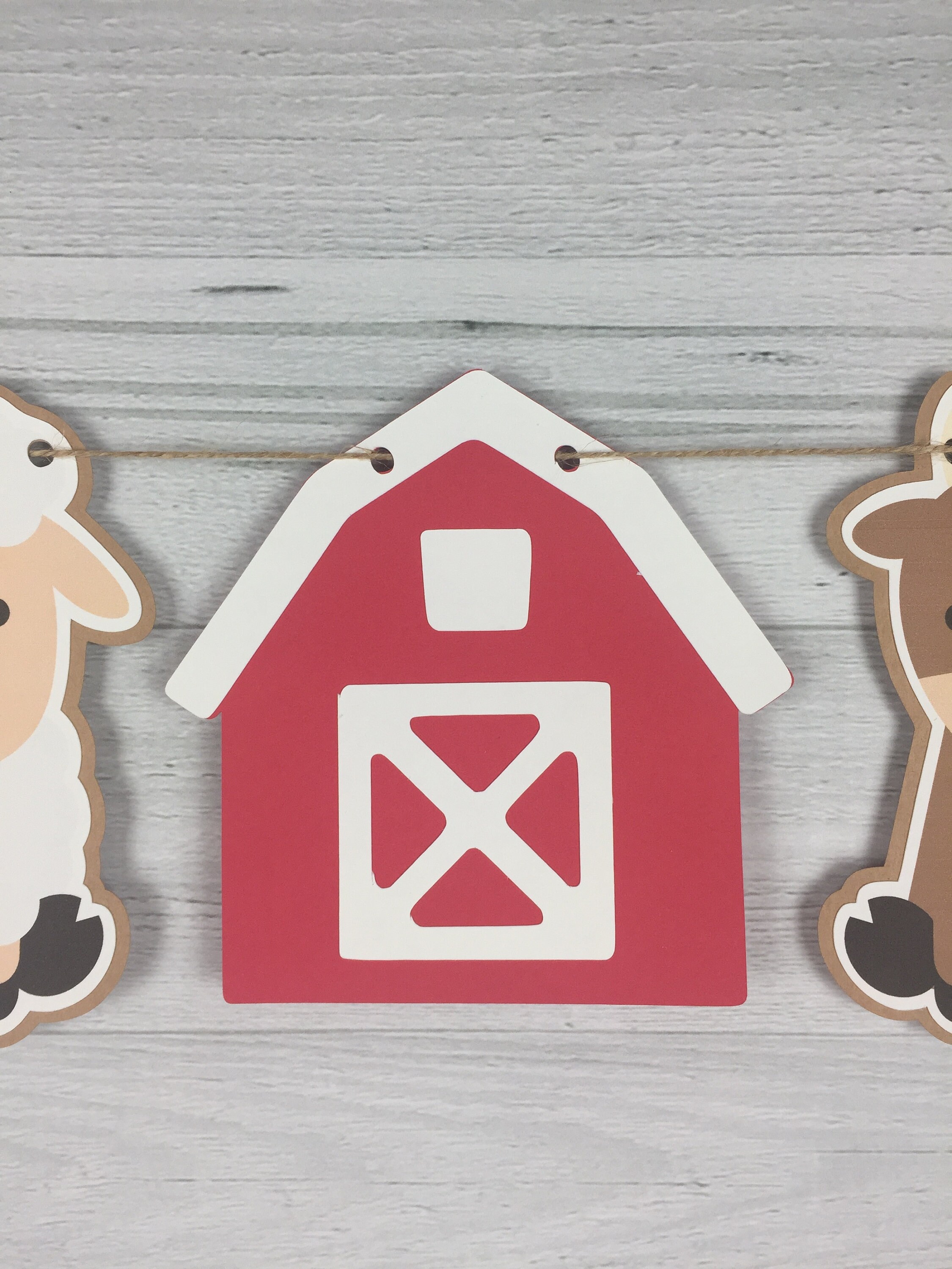 Farm Animals Garland - Barn Garland - Barn Animals Banner - Barn ...