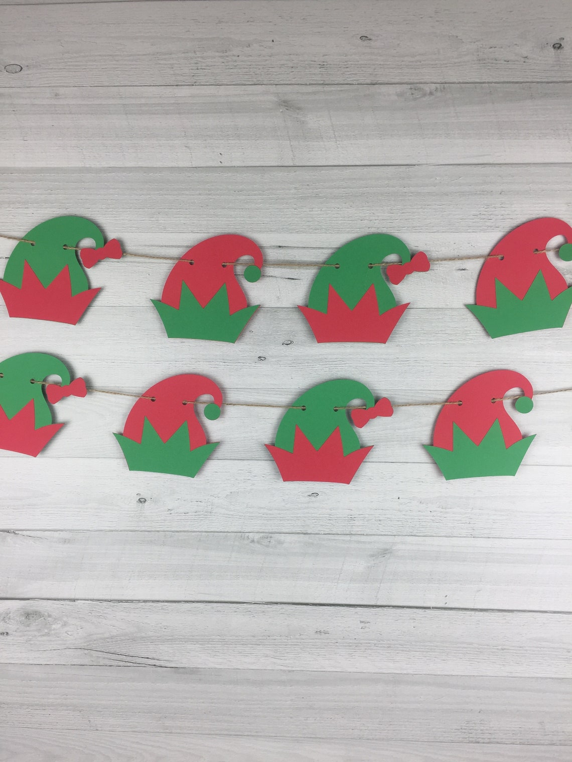 ELF Gender Reveal Garland Christmas Baby Shower Elf Baby - Etsy