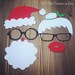 Christmas Photo Props Mr. & Mrs. Claus Santa Claus Props Photobooth ...