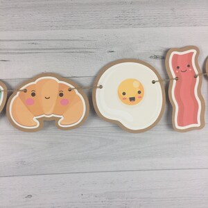 Breakfast Food Garland - Breakfast Banner - Breakfast Birthday - Rise ...