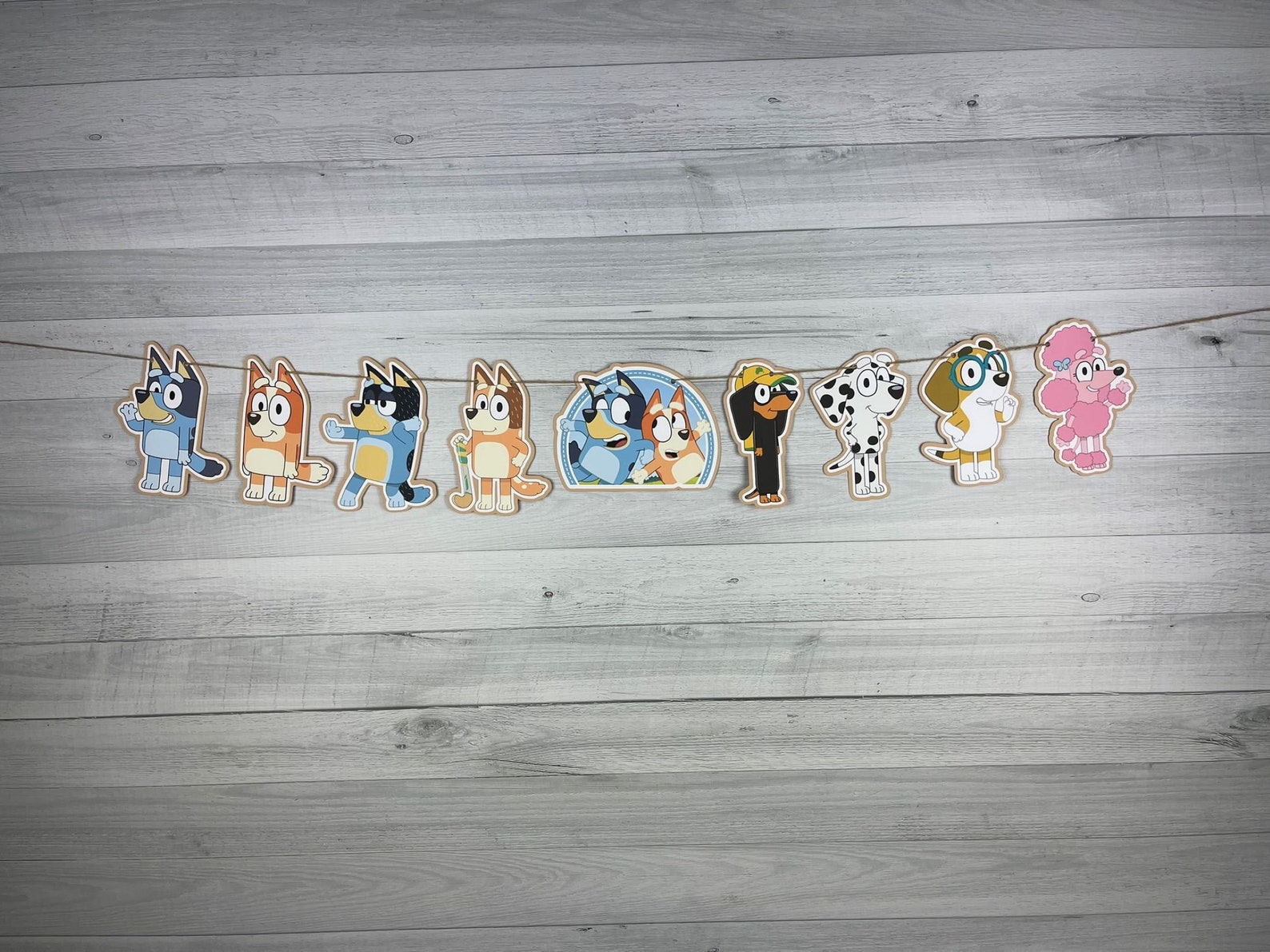 Blue Dog & Friends Garland Blue Dog Birthday Blue Dog Banner Puppy Dog ...