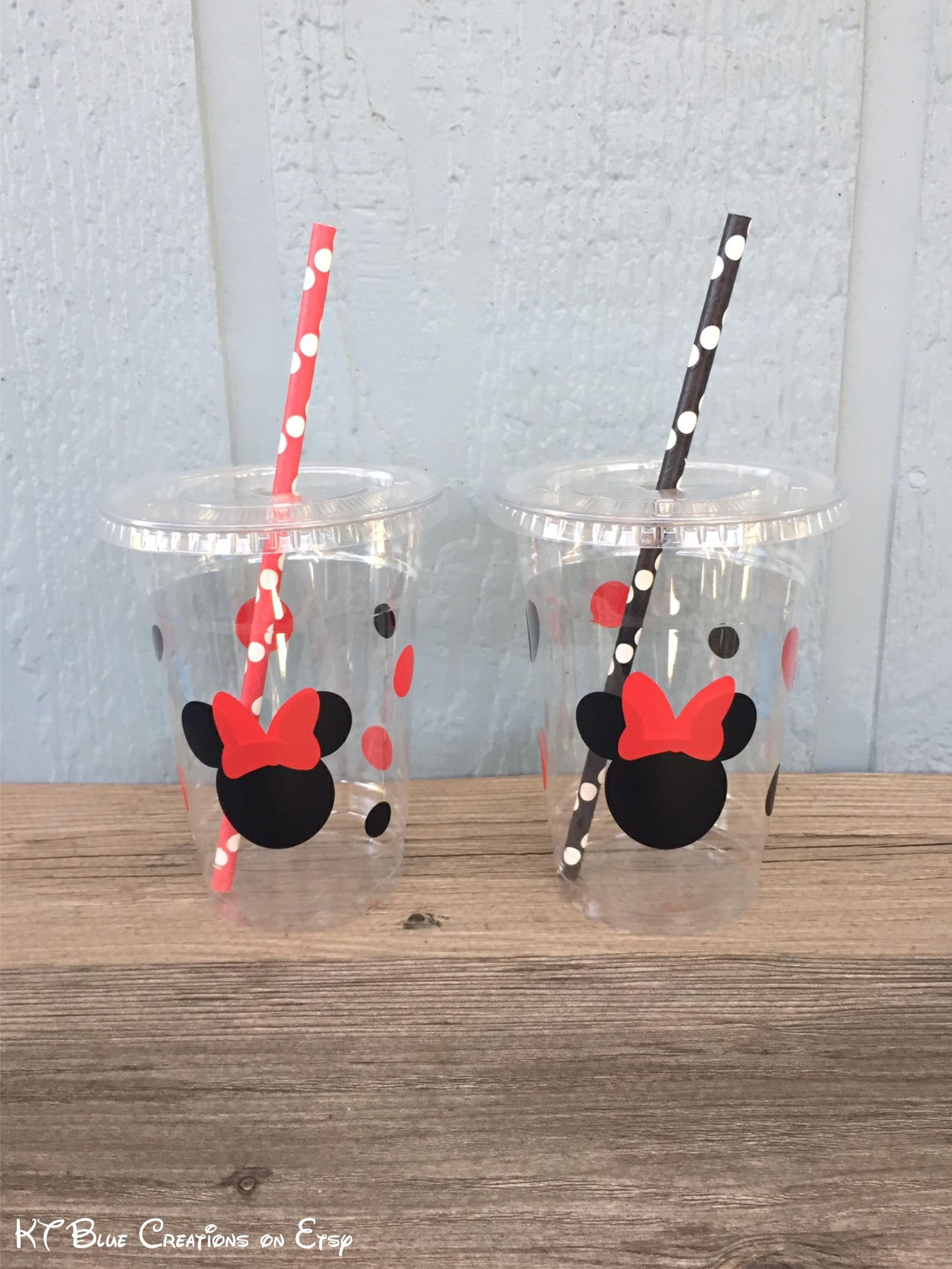 Minnie Mouse Party Cups Light Pink & Black Disposable - Etsy