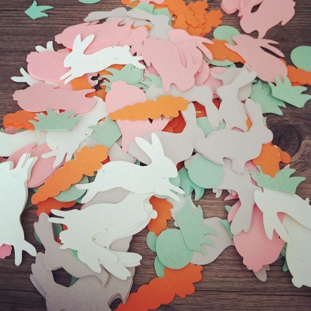 280 Easter Theme Die Cuts 1.50 Easter Party Garden - Etsy