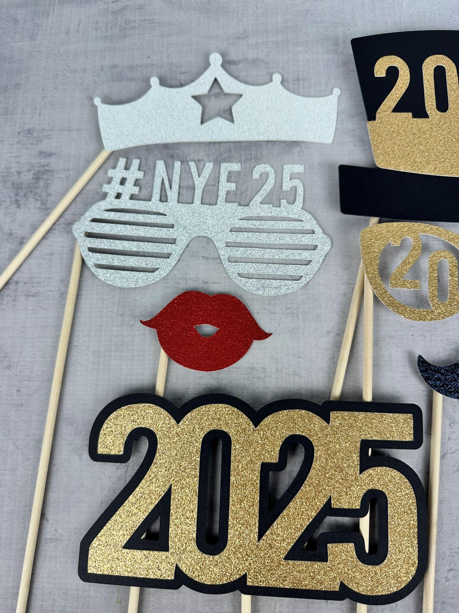 2026 Photo Props - New Years Eve Props - NYE Party - New Years Eve ...