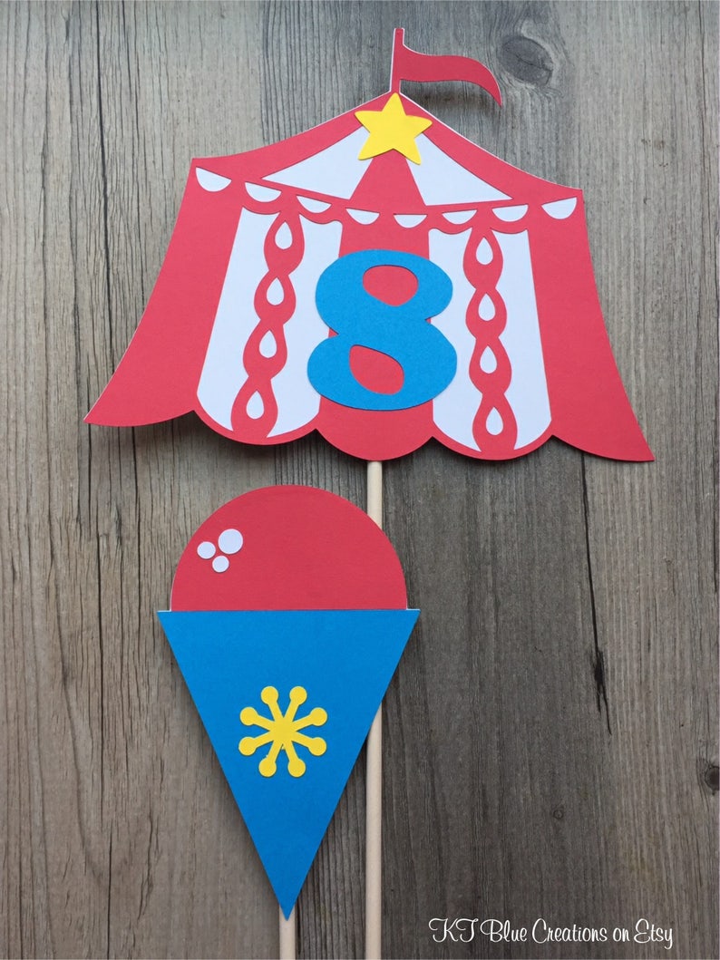 Circus Photo Props - Circus Birthday - Carnival Birthday - Big Top ...