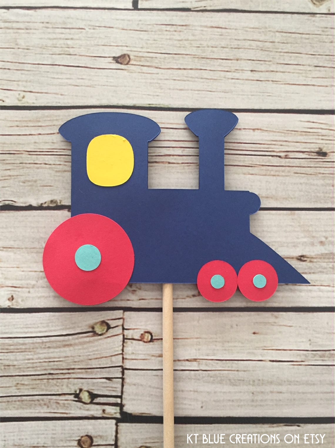 Train Birthday Centerpieces DOUBLE-SIDED Vintage Train | Etsy