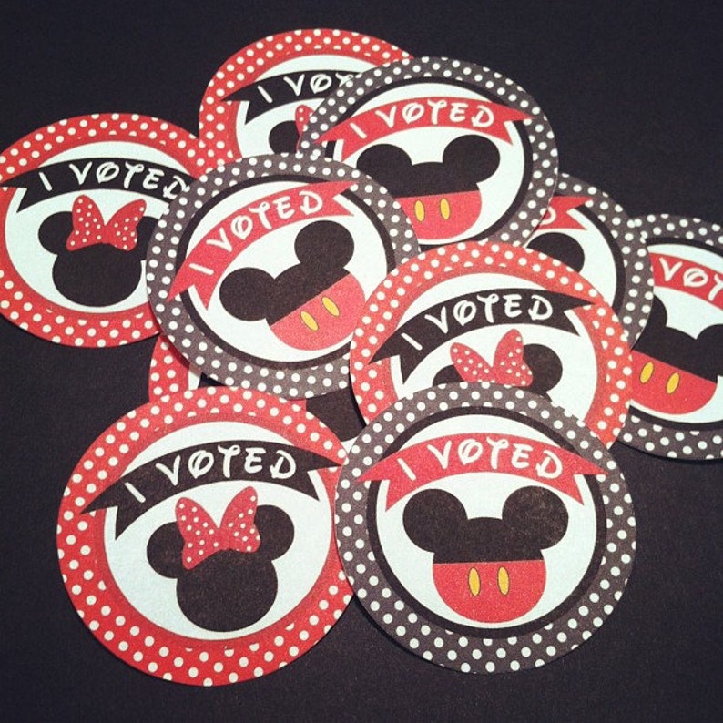 Mickey & Minnie Gender Reveal Shower - Gender Reveal Voting Ballots and ...