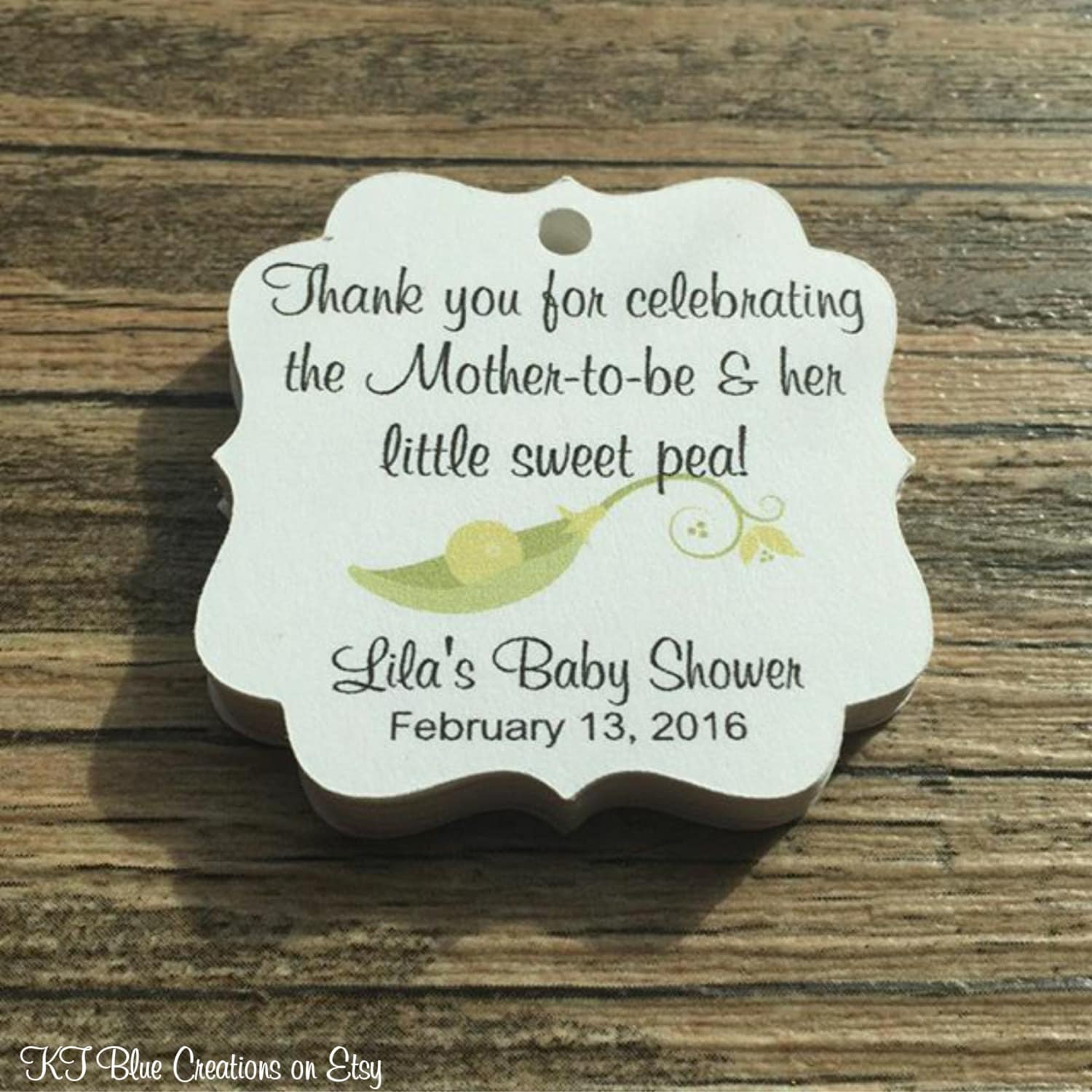 Sweet Pea Baby Shower Favor Tags Pea in A Pod Tags Sweet - Etsy