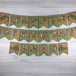 Reptile Birthday Banner - Reptile Party - Custom Reptile Banner ...