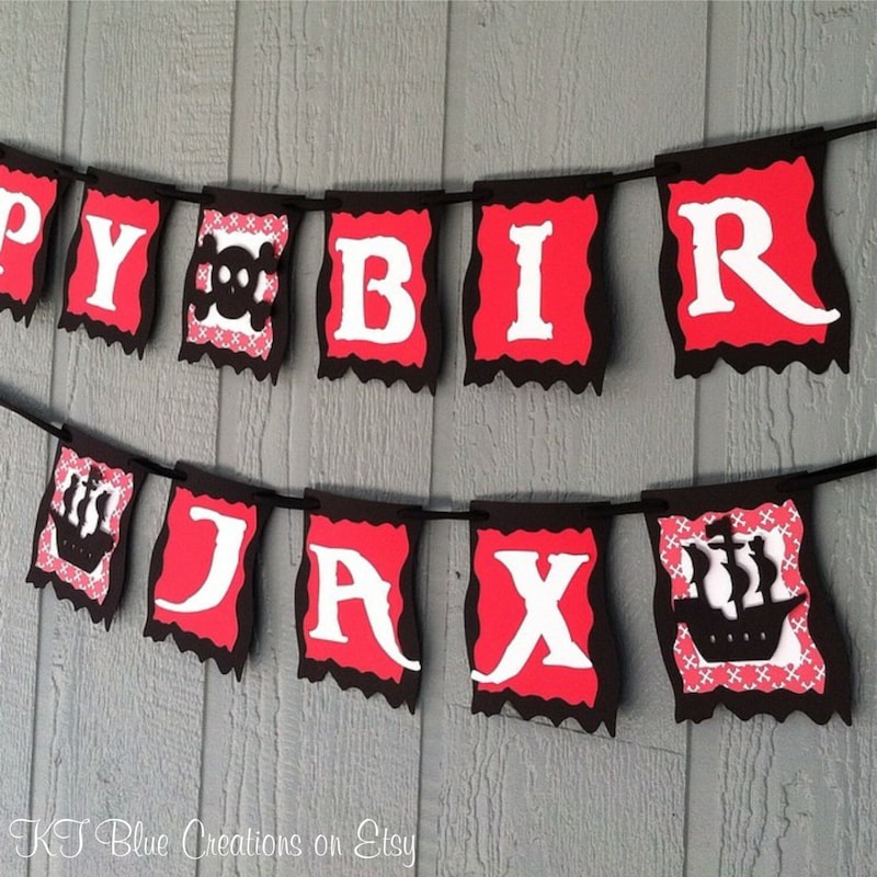 Pirate Banner - Etsy
