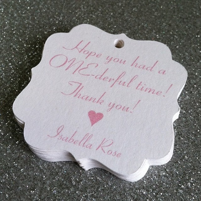 FIRST Birthday Tags Onederful Birthday Tags 1st Birthday | Etsy