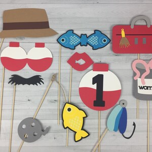 FISHING Photo Props - Fishing Birthday Props - 1st Birthday Props ...