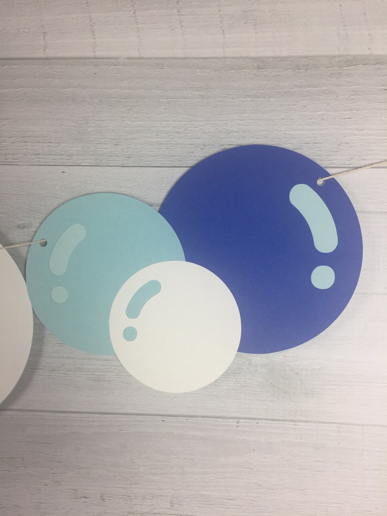 Bubbles NAME Banner - Bubbles Birthday Banner - Boy Bubble Party - Blue ...