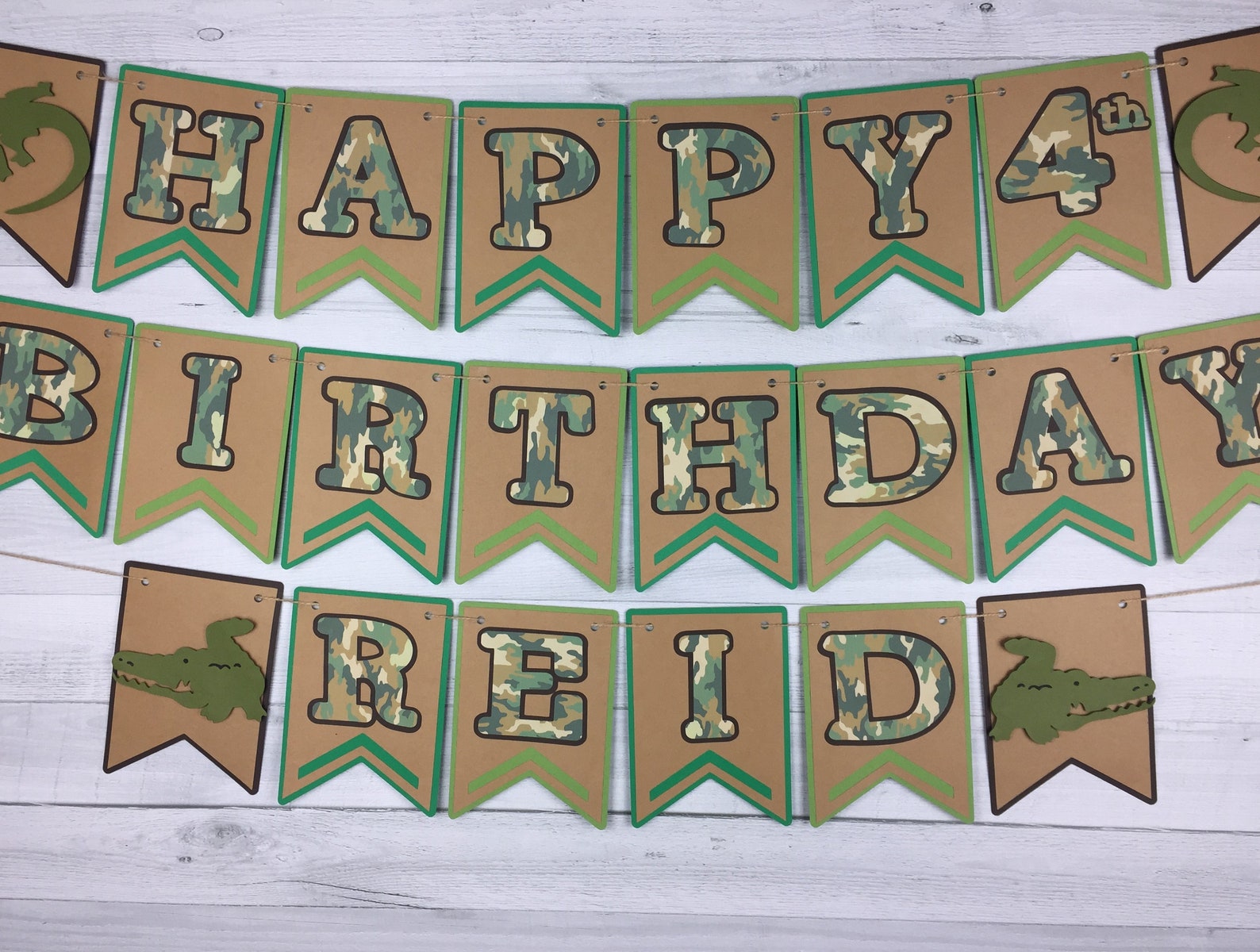 Reptile Birthday Banner Reptile Party Custom Reptile - Etsy