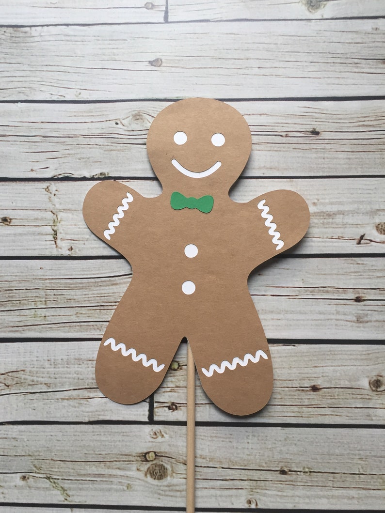 Gingerbread Men Photo Props - Christmas Party - Holiday Party Photo ...