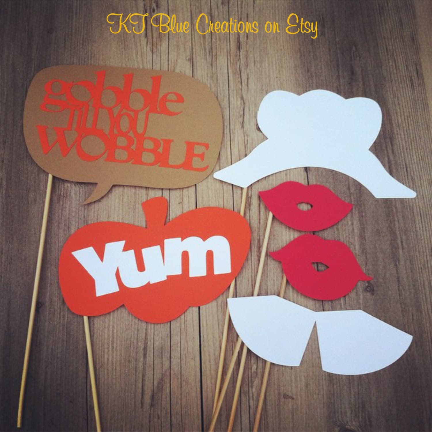 Thanksgiving Photo Props Turkey Day Props Set of 17 - Etsy