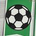 Soccer Birthday Banner Soccer Party Decorations Soccer Team Banner ...