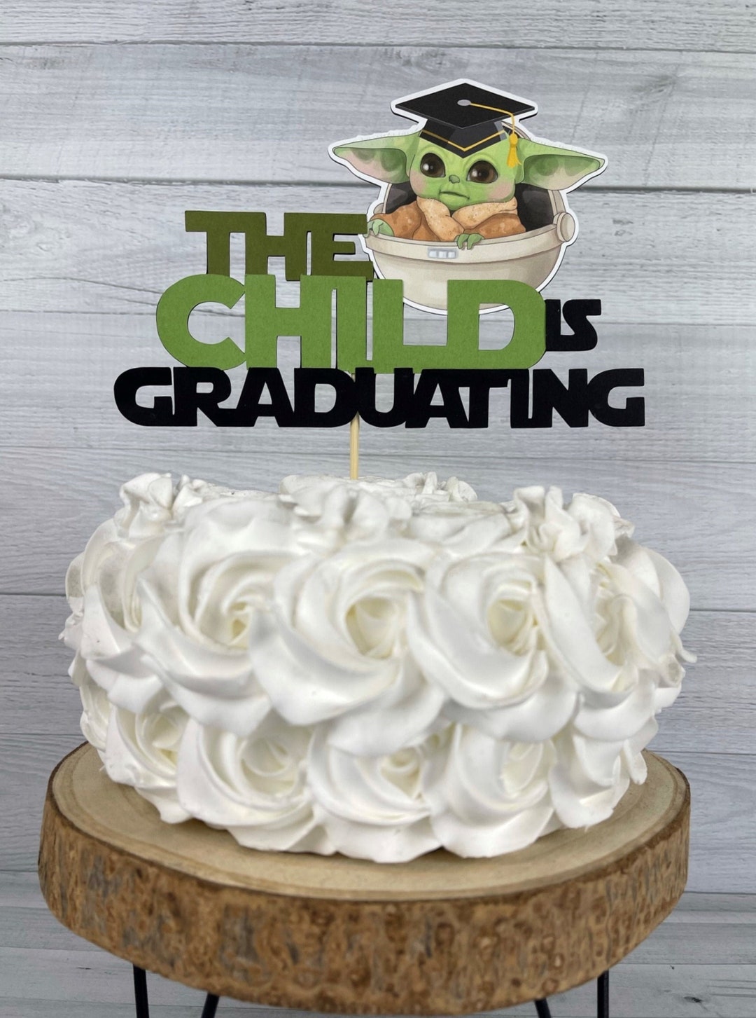 The Child is Graduating Cake Topper - the Child Grad Topper - Baby ...