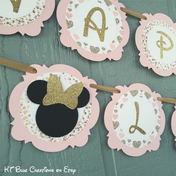 Minnie Mouse Banner - Etsy
