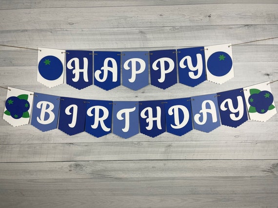 Blueberry Birthday Banner - Blueberry Party - Berry Sweet - Sweet One ...