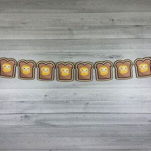 Breakfast Toast Garland - Breakfast Banner - Breakfast Birthday - Bread ...