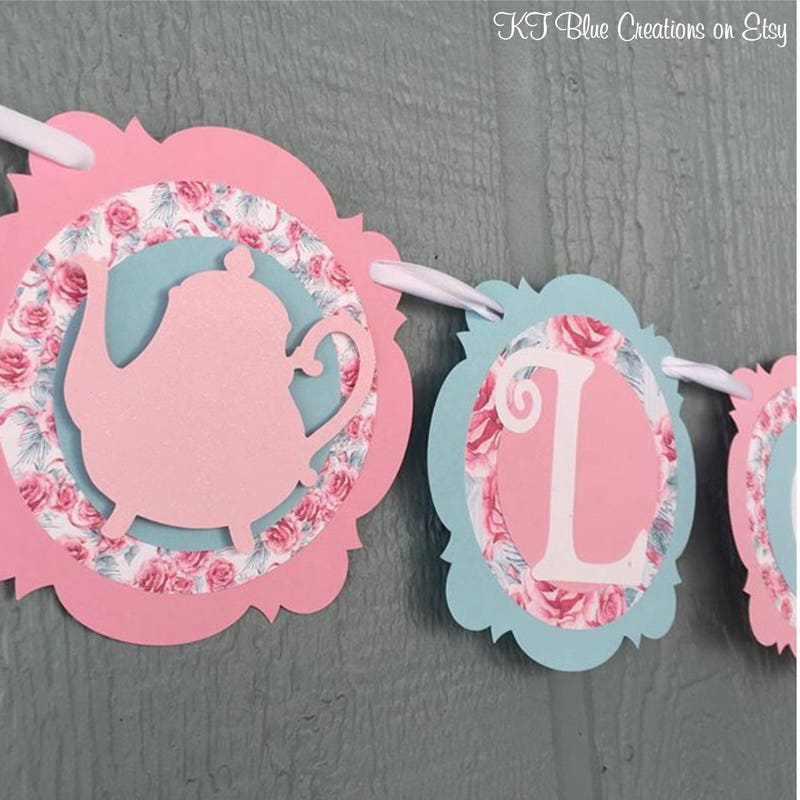 Tea Party Banner - Etsy