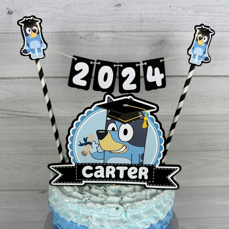 Graduation Bluey - Etsy
