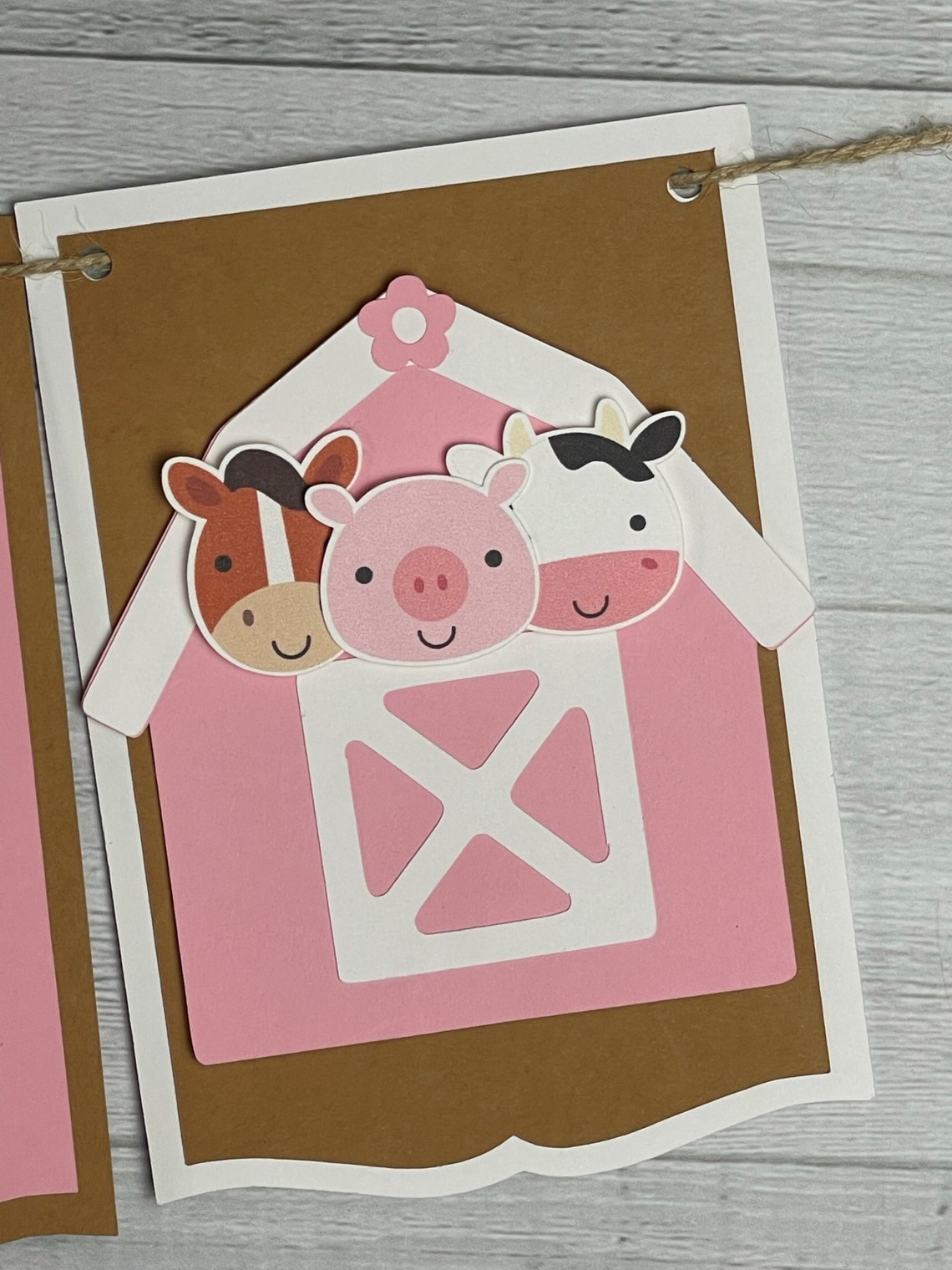 Barn Name Banner Name & Age Farm Banner Farm Birthday - Etsy