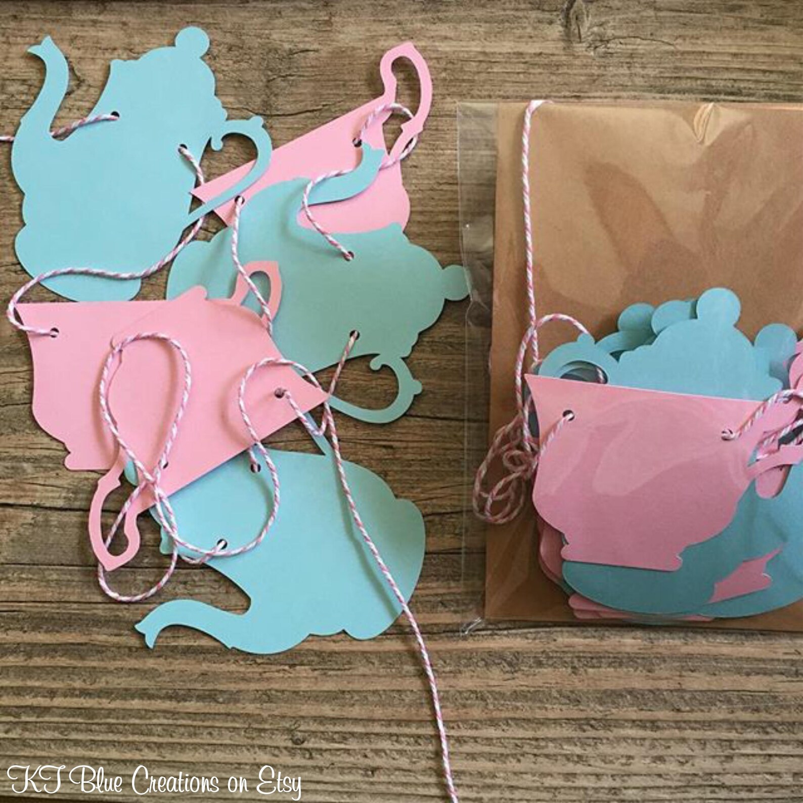 Tea Party Garland - Tea Party Banner - Teapot Banner - Teacup Banner ...