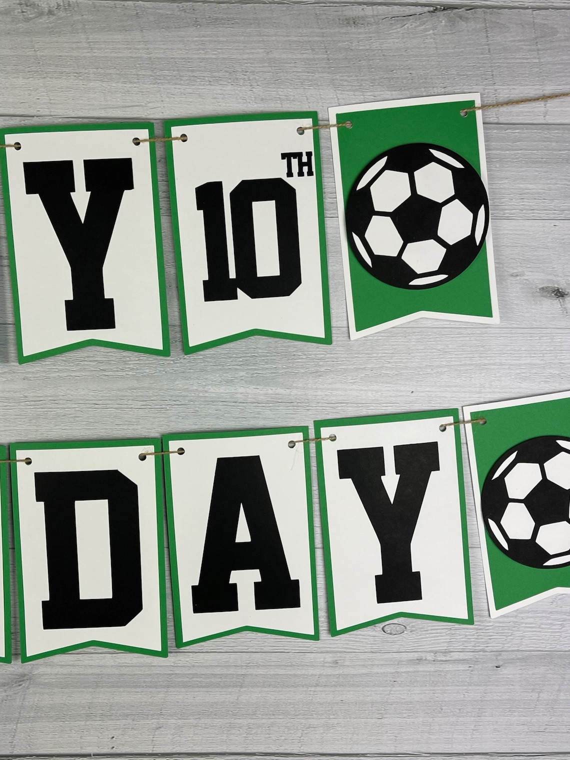 Soccer Birthday Banner Soccer Party Decorations Soccer | Etsy