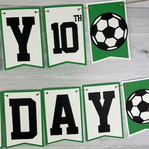 Soccer Birthday Banner - Soccer Party Decorations - Soccer Team Banner ...