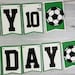 Soccer Birthday Banner Soccer Party Decorations Soccer Team Banner ...