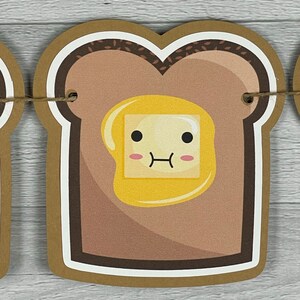 Breakfast Toast Garland - Breakfast Banner - Breakfast Birthday - Bread ...