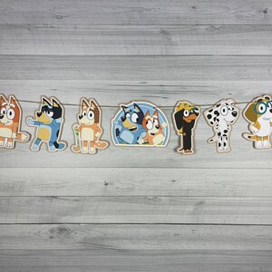 Blue Dog & Friends Garland - Blue Dog Birthday - Blue Dog Banner ...