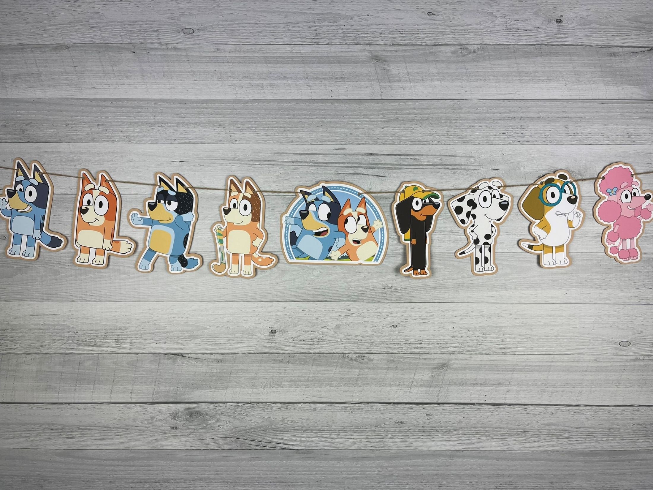 Blue Dog & Friends Garland - Blue Dog Birthday - Blue Dog Banner ...