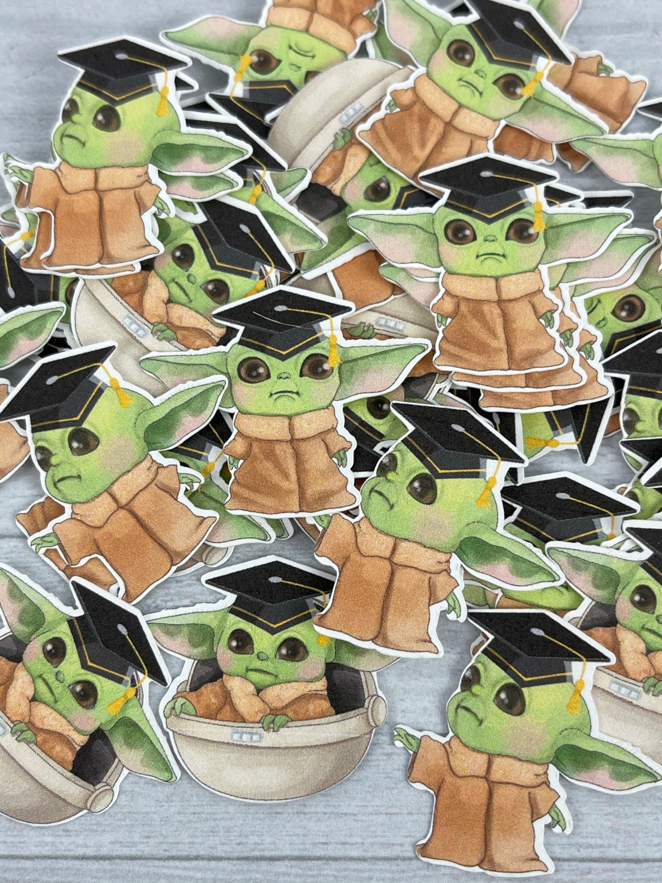 The Child Graduation Confetti Alien Grad Party the Child - Etsy UK