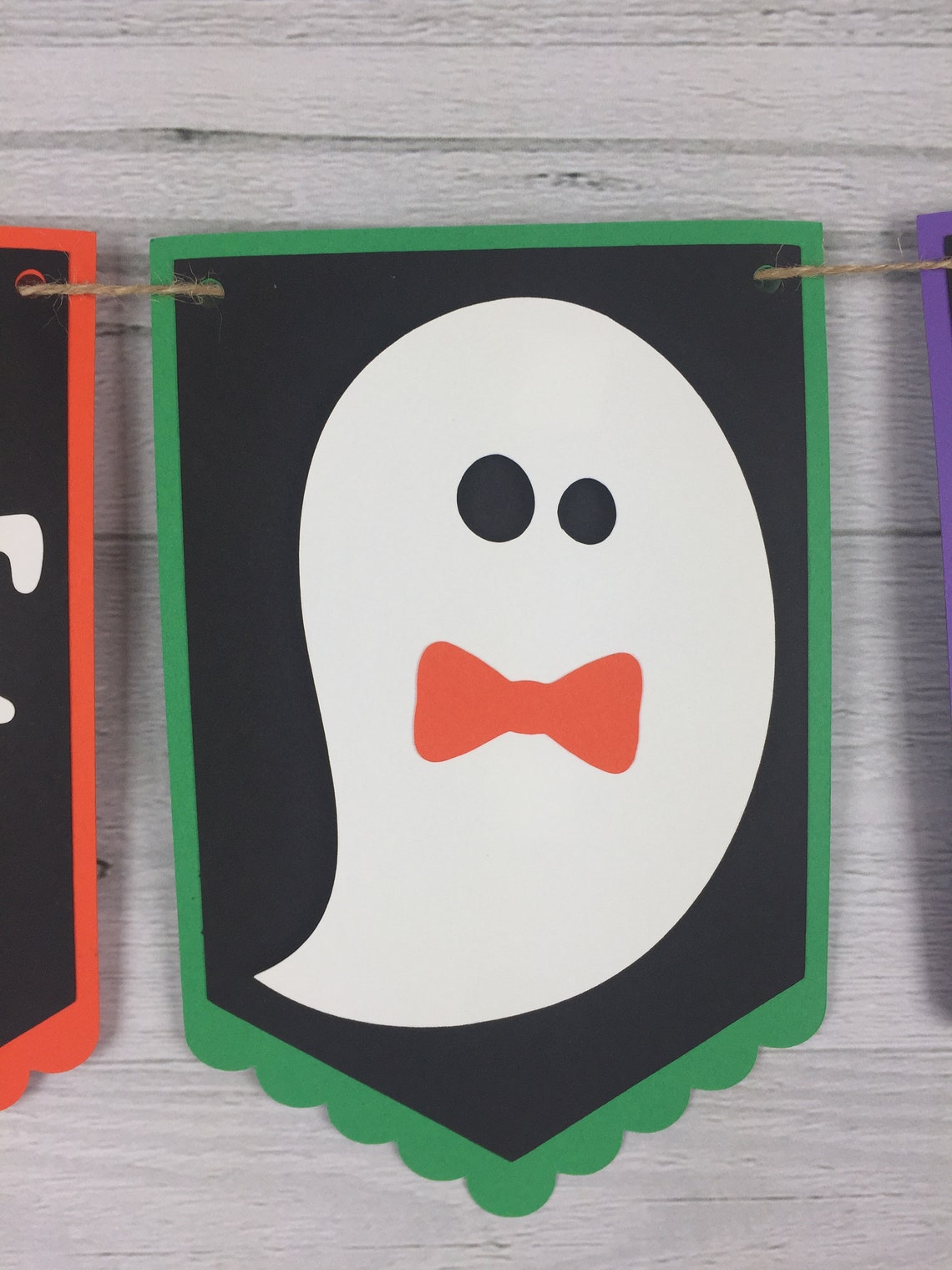 GHOST BOO-thday Banner Birthday Banner with Name & Age | Etsy