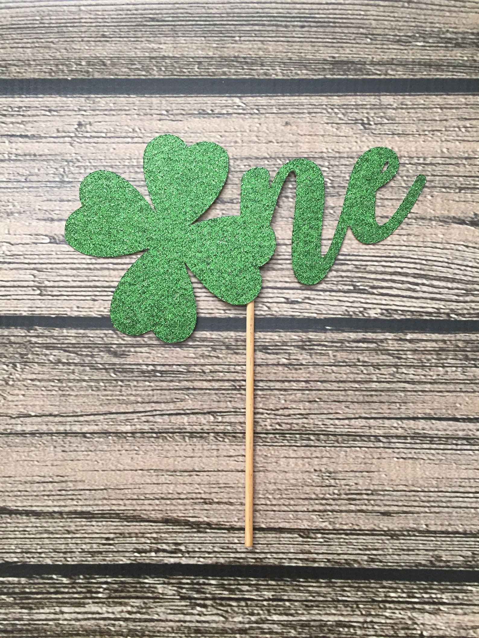 ONE Clover Cake Topper Clover Birthday Cake Topper Age - Etsy UK
