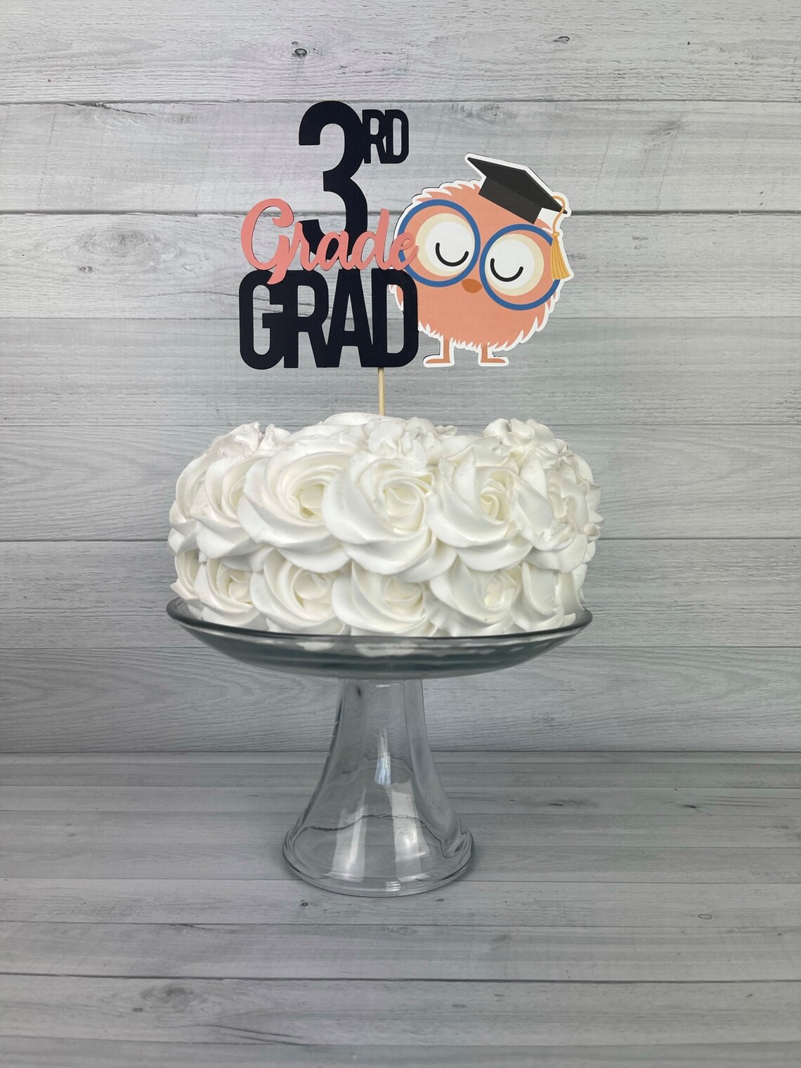 Cute Monster Graduation Cake Topper ANY GRADE Monster Grad | Etsy
