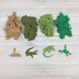 Reptile Confetti -reptile Birthday -reptile Baby Shower - Snake/frog ...