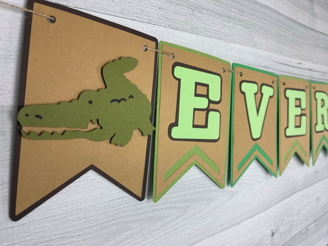 Reptile Name Banner - Reptile Party - Custom Reptile Banner - Lizard ...