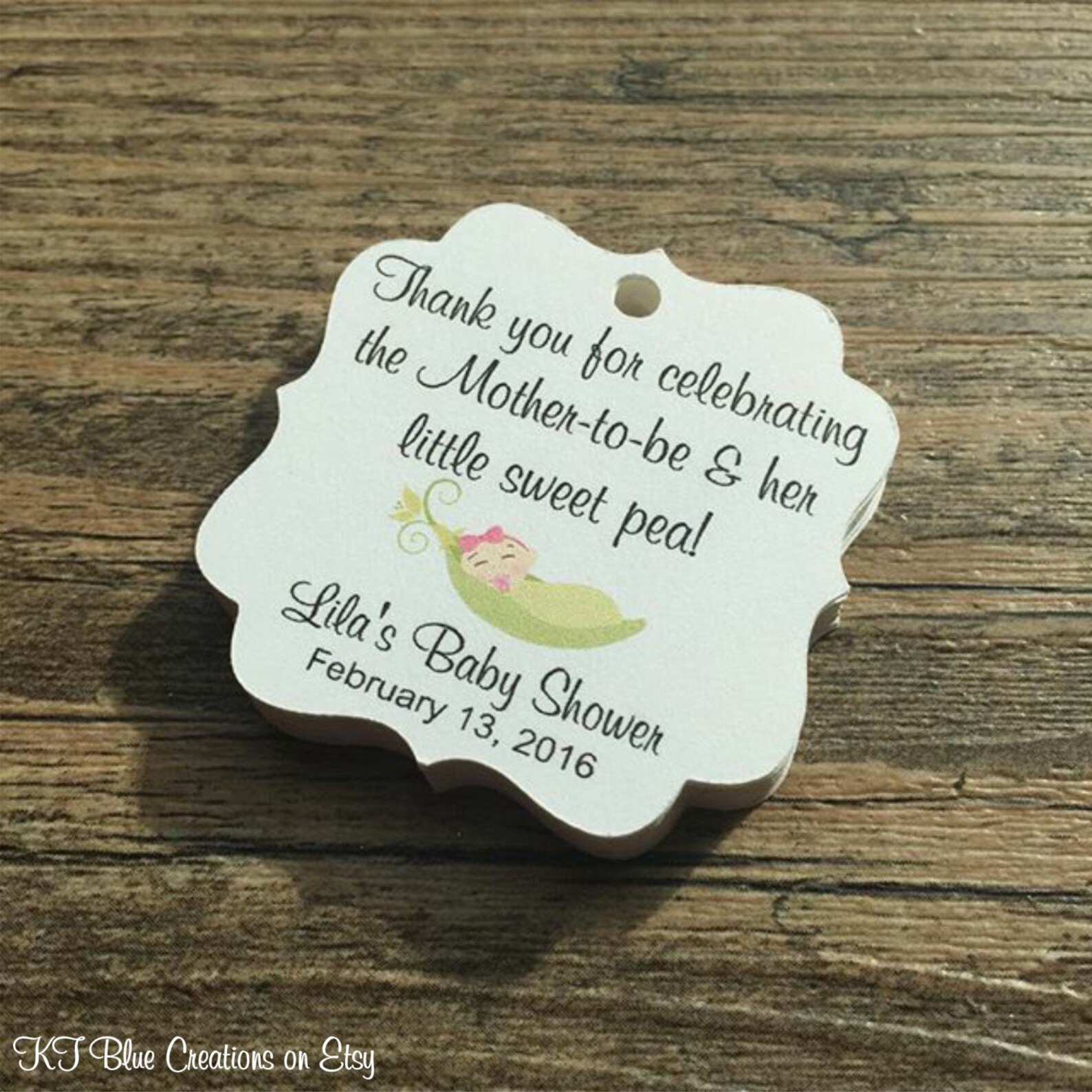 Sweet Pea Baby Shower Favor Tags Pea in A Pod Tags Sweet - Etsy