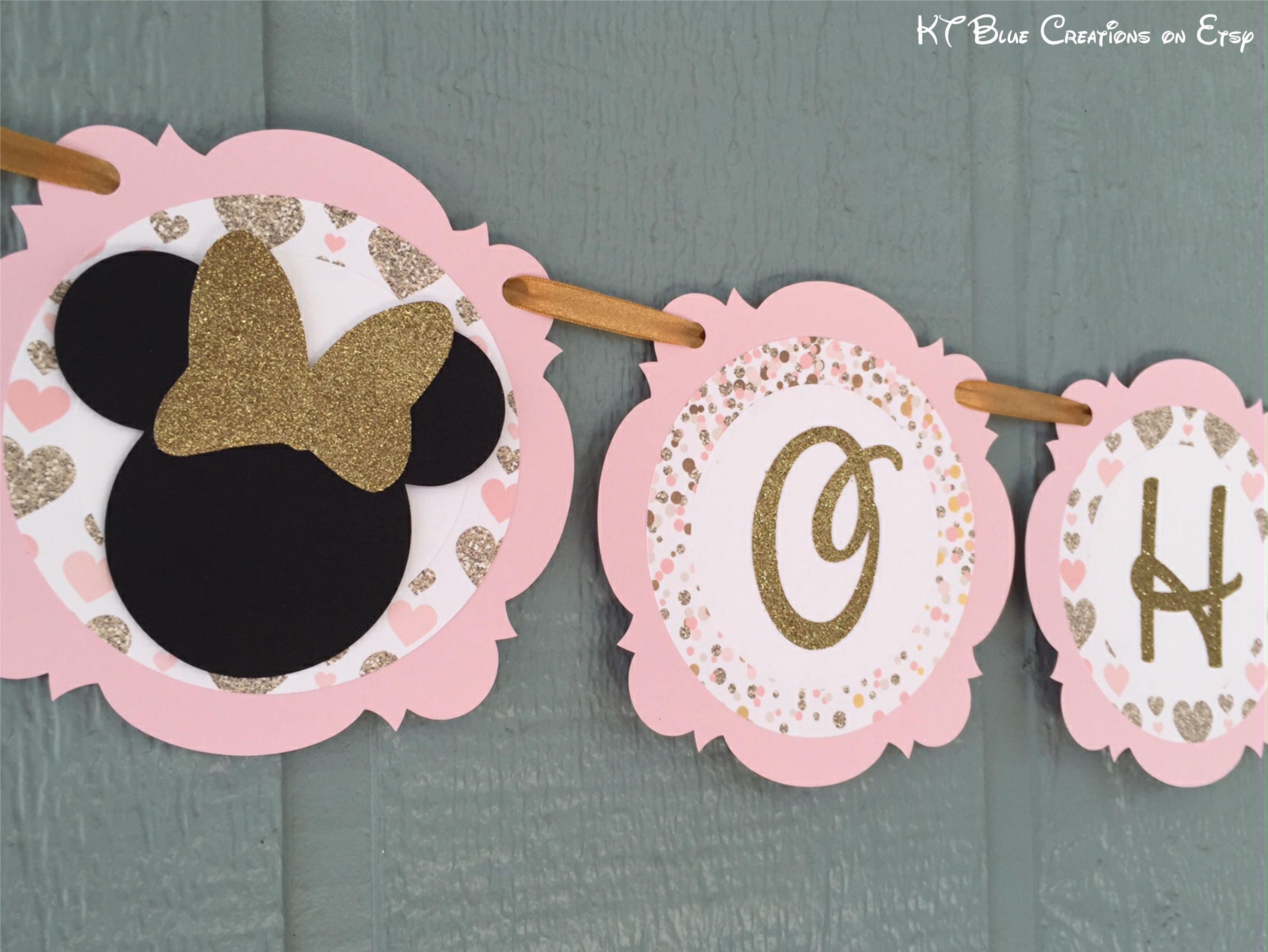 OH Two-dles Minnie Banner - 2nd Birthday Banner - Oh Twodles Party ...