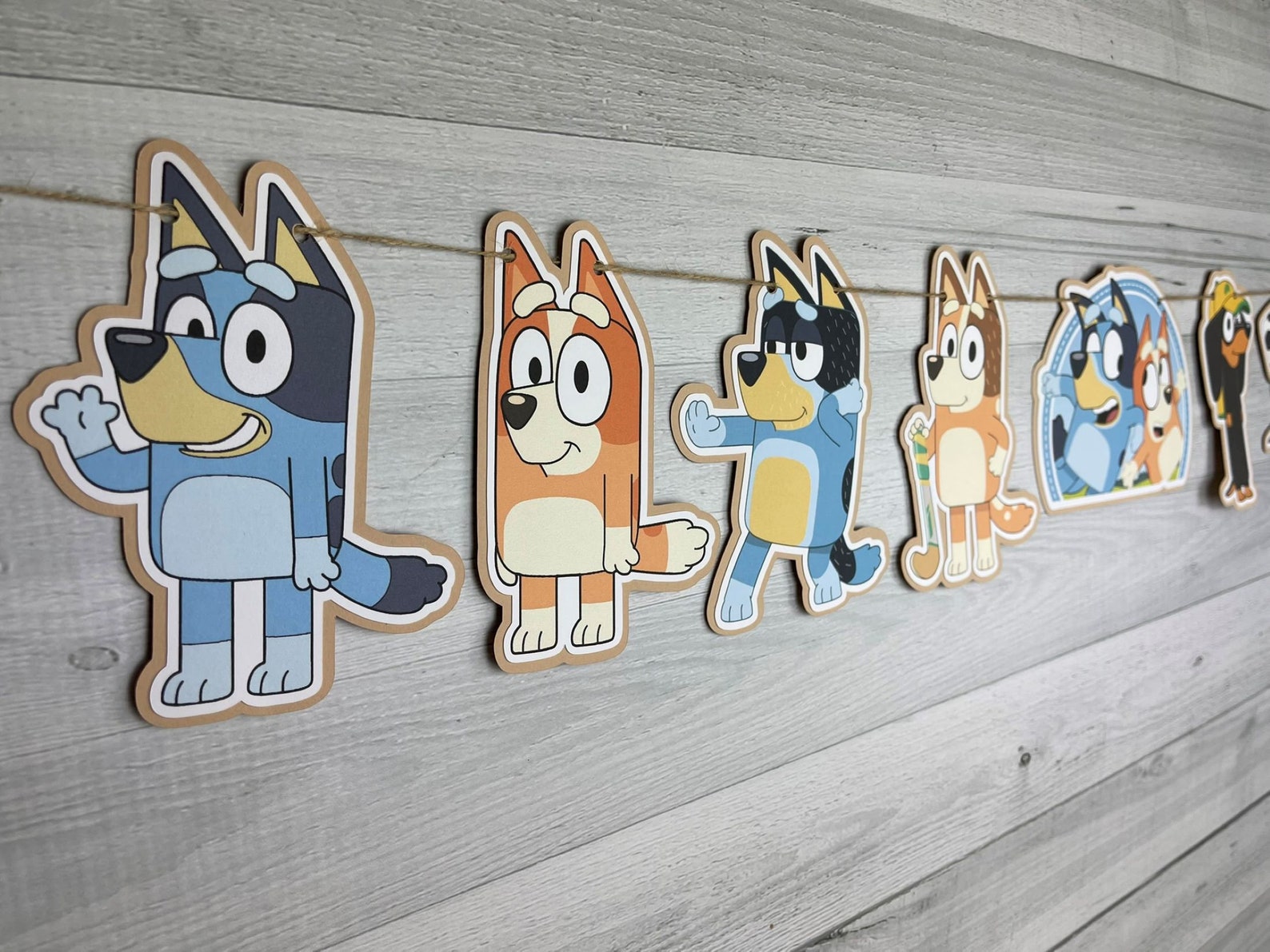 Blue Dog & Friends Garland - Blue Dog Birthday - Blue Dog Banner ...