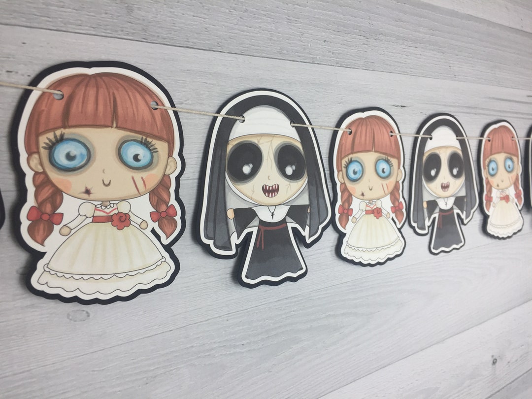 Horror Movie Garland - Cute Horror Banner - Choose Your Characters ...