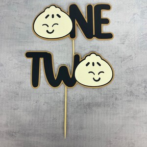 Dumpling Cake Topper - One or Two - Dumpling Birthday - Little Dumpling ...