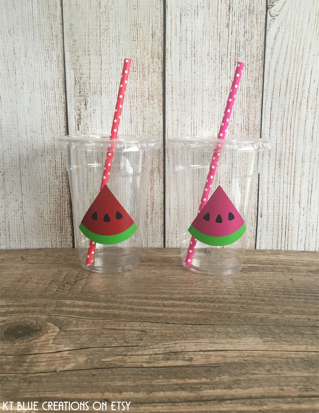 Watermelon Party Cups - One in a Melon Birthday - Disposable Cups W ...