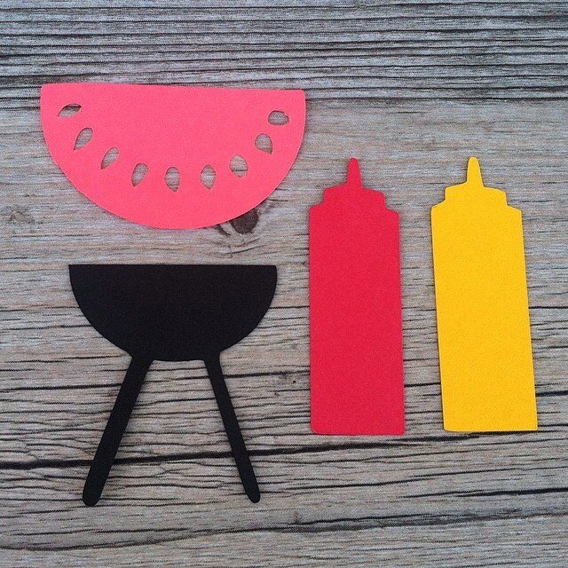 275 BBQ Theme & Circle Die Cuts 1.75 Birthday - Etsy