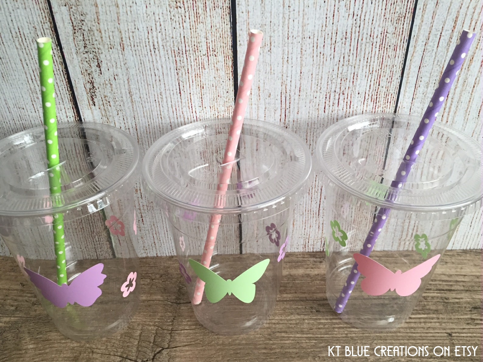 Butterfly Party Cups Garden Party Spring Birthday | Etsy
